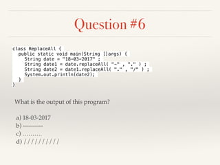Core Java - Quiz Questions - Bug Hunt | PDF