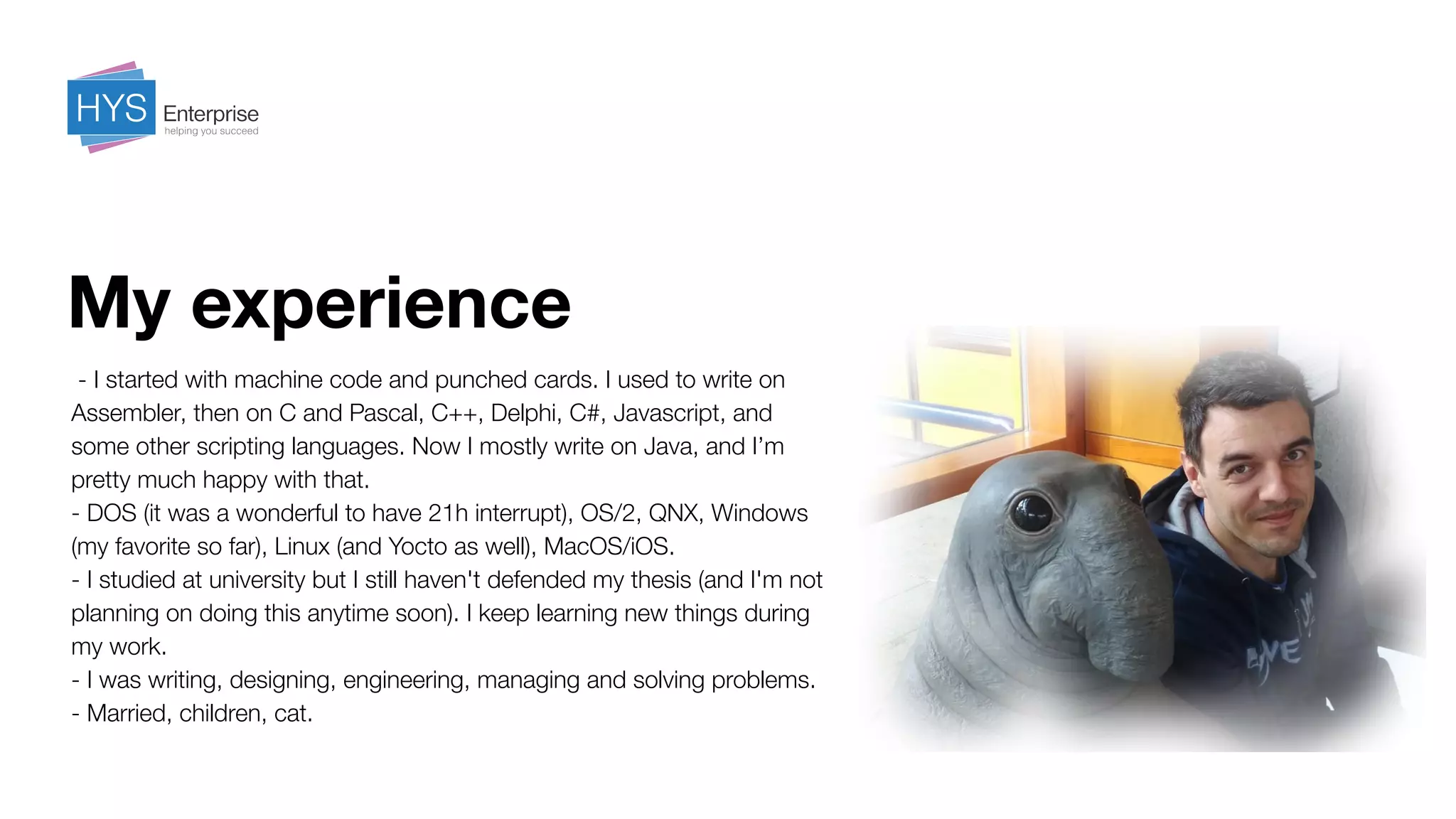 Dmitriy Mustafin (HYS Enterprise) "Web UI for Back-end developer." | PDF