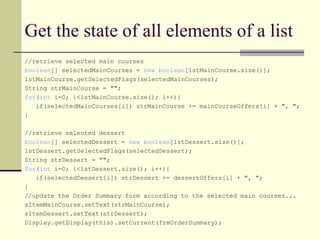 Java me lab2-slides (gui programming) | PPT