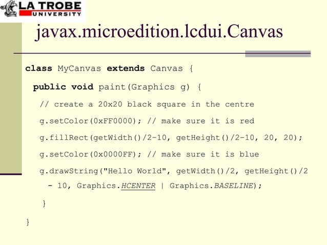 Java me lab2-slides (gui programming) | PPT