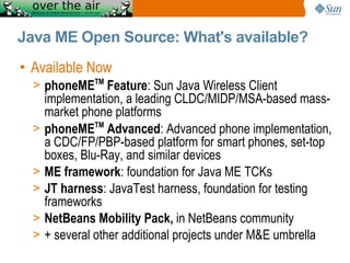 Java ME Open Source | PPT