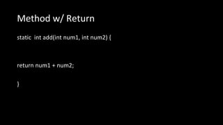 JAVA METHOD AND FUNCTION DIVIDE AND SHORT.pptx