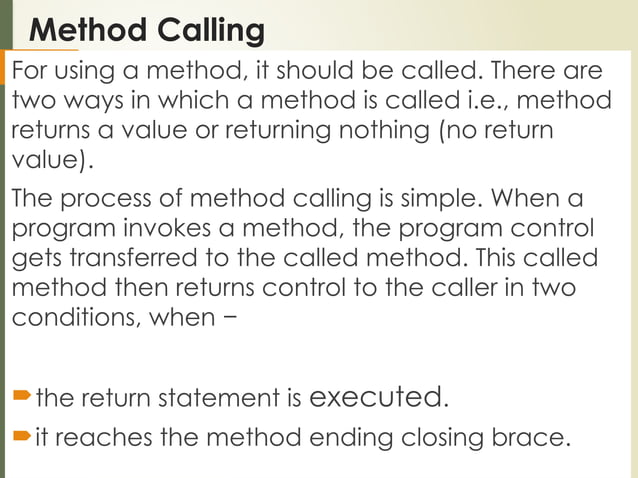 Java Method Presentation - Java Programming NC III.pptx