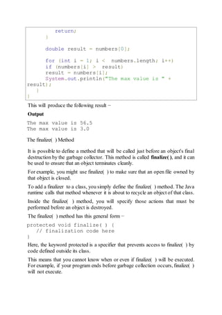 Methods in Java | DOCX