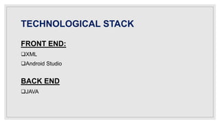 JAVA_MiniProject.pptx | Programming Languages | Computing