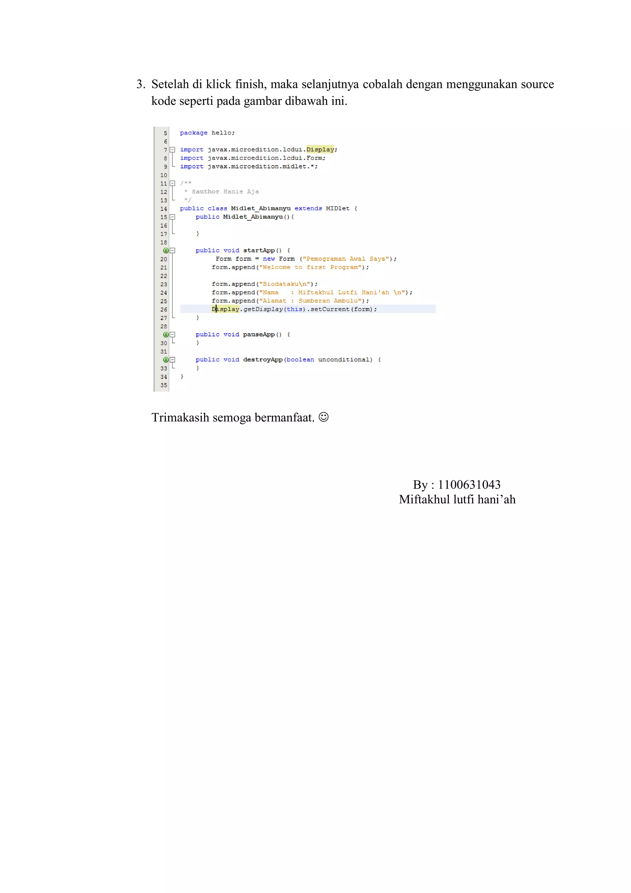 Java mobile eition | PDF
