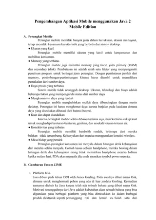 Java mobile eition | PDF