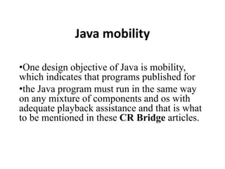 Java mobility (1) | PPT
