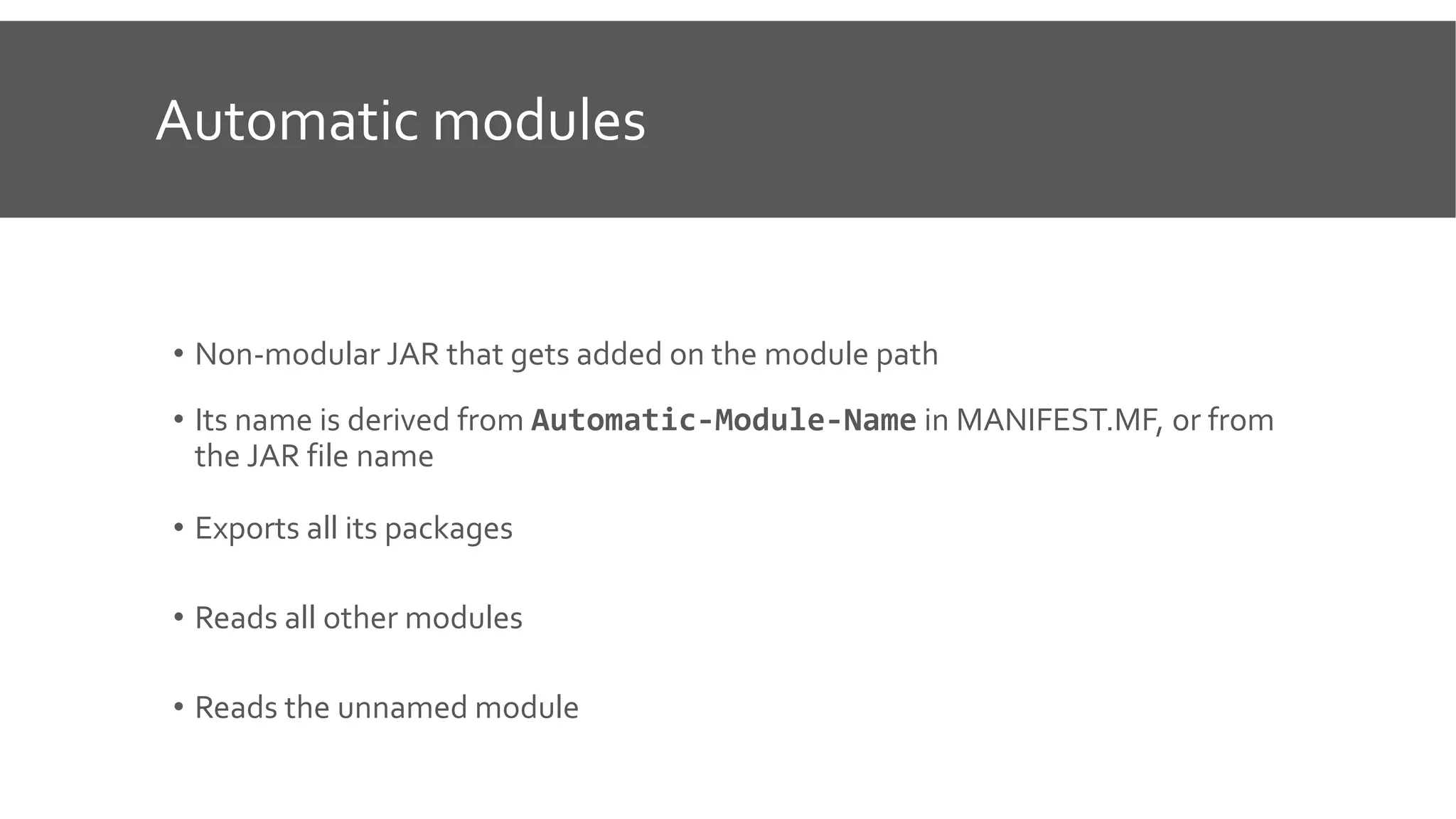 Java modulesystem | PPT