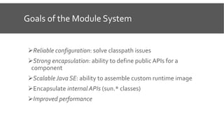 Java modulesystem | PPT