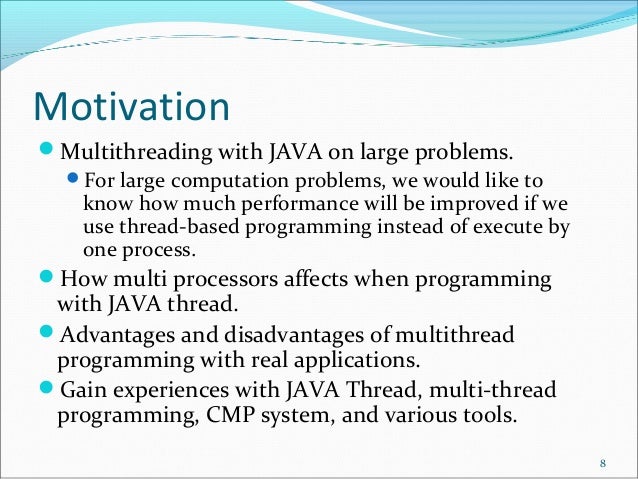 Java multi thread programming on cmp system