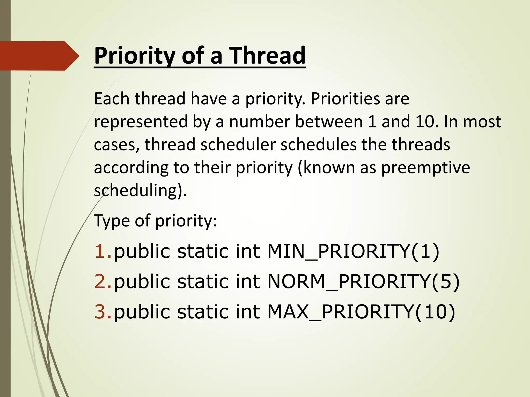 Multithreading In Java Pptx Programming Languages Computing