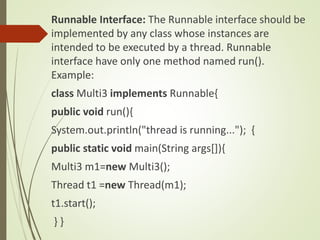 Multithreading in java | PPT