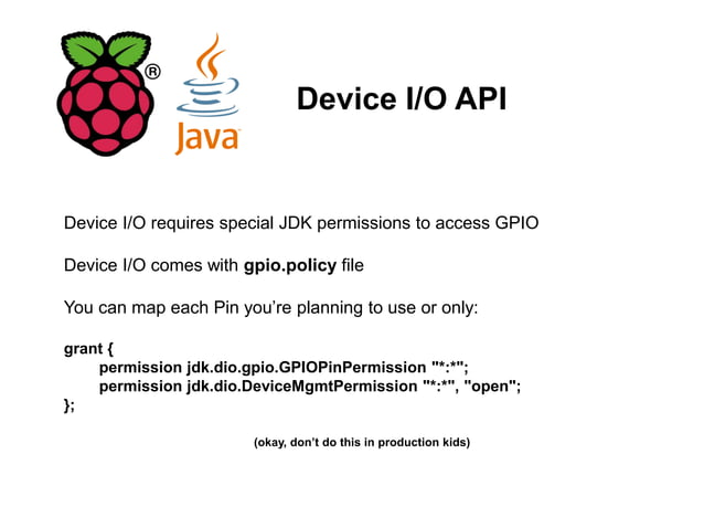 Java Device I/O at Raspberry PI to Build a Candy Vending Machine | PPTX