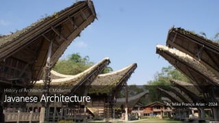Javanese Architecture History of Architecture | PDF