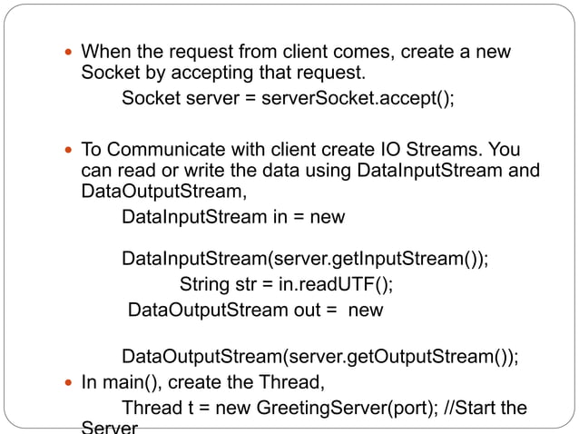 Java Network Programming.pptx | Computer Networking | Computing