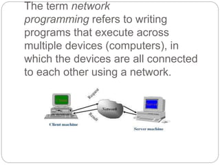 Java Network Programming.pptx | Computer Networking | Computing