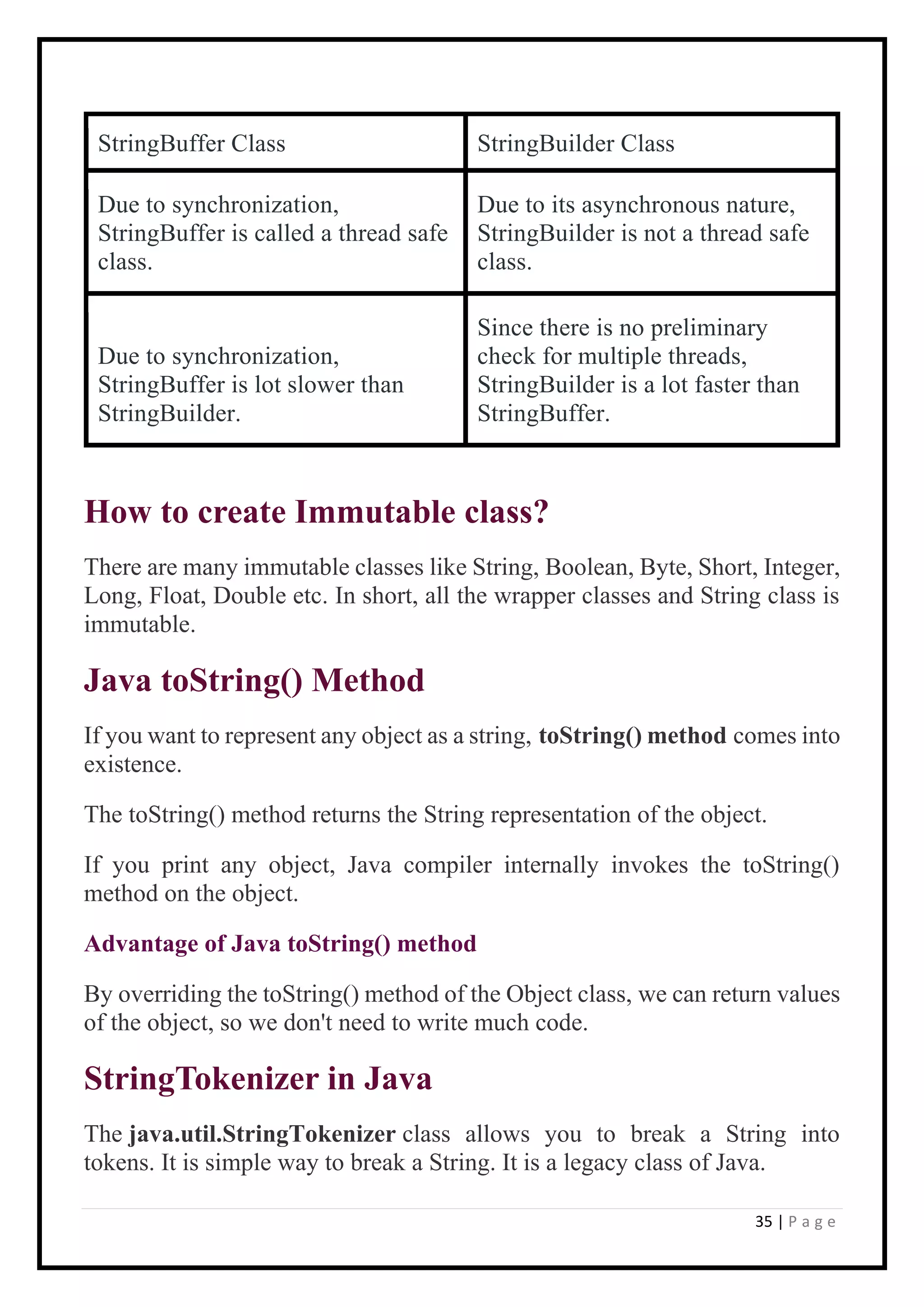 Java Notes Pdf