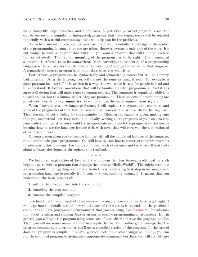 Introduction to Programming Using Java v. 7 - David J Eck - Inglês | PDF