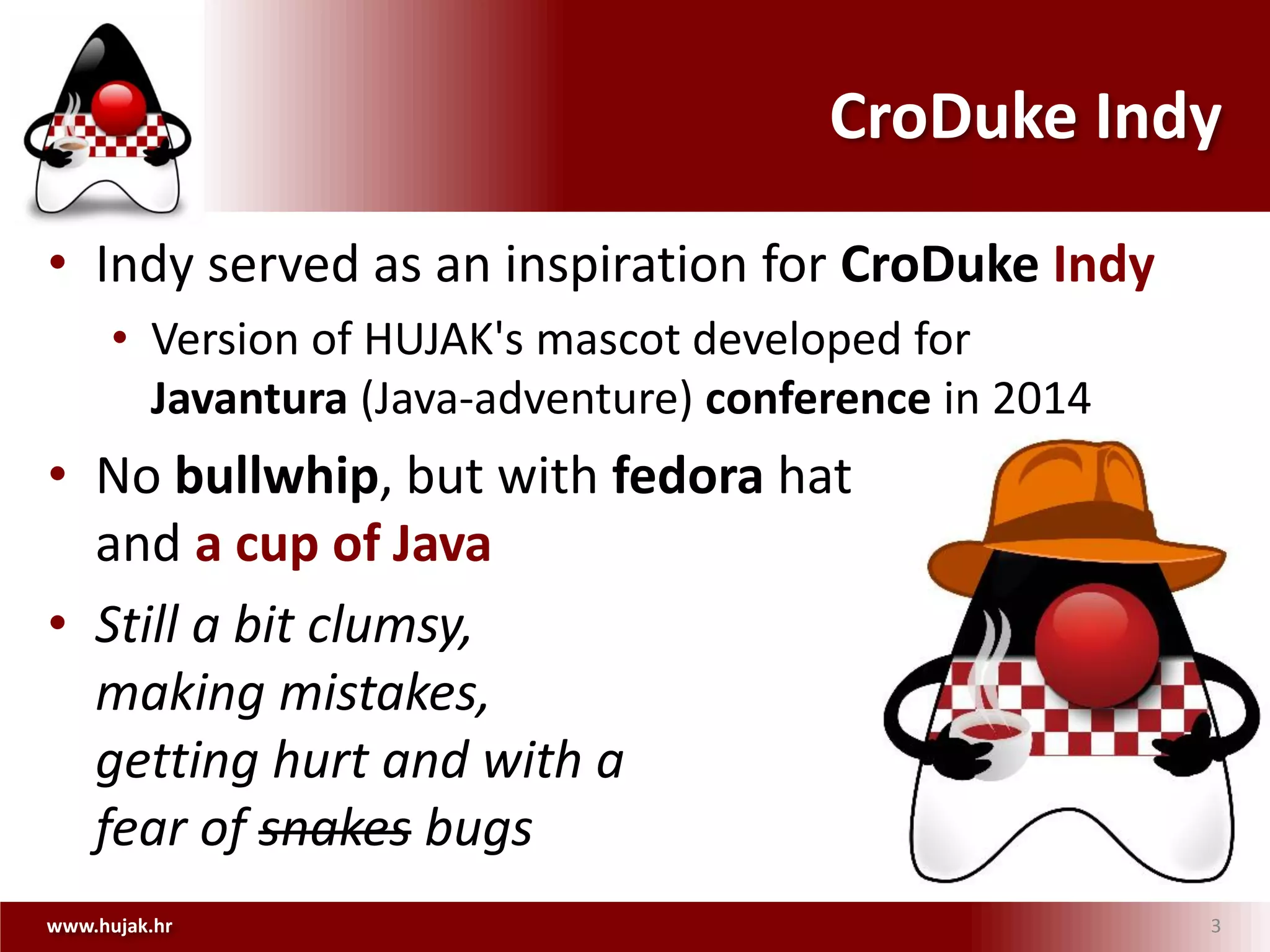 Javantura v4 - CroDuke Indy and the Kingdom of Java Skills - Branko ...