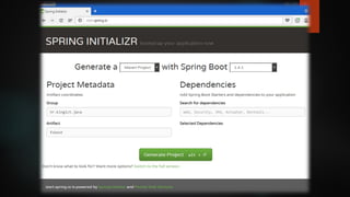 Javantura v4 - Spring Boot and JavaFX - can they play together - Josip ...
