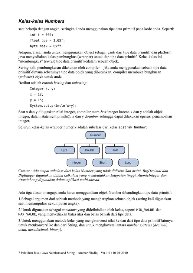 Java numbers | PDF