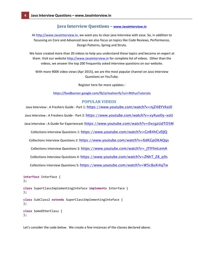 Java object oriented programming - OOPS | PDF | Programming Languages ...