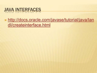 Java ocjp level_2 | PPTX