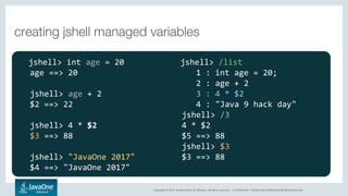 JavaOne 2017 | JShell: The Ultimate Missing Tool | PPT