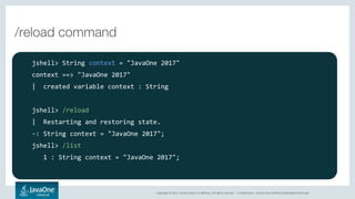 JavaOne 2017 | JShell: The Ultimate Missing Tool | PPT