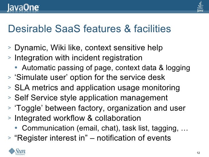 Castle In The Clouds Saas Enabling Javaserver™ Faces Applications Javaone 2009 Ppt