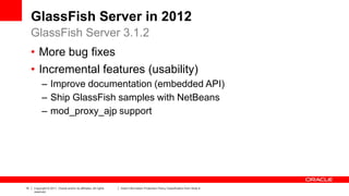 Java EE / GlassFish Strategy & Roadmap @ JavaOne 2011 | PDF | Operating Systems | Computer ...