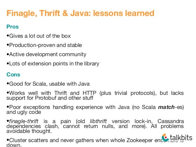 Distributed And Highly Available Server Applications In Java And Scala