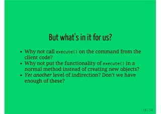 Command pattern vs. MVC: Lean Beans (are made of this) | PDF