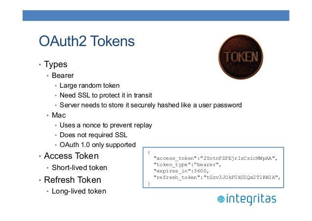 Javaone 2014 Securing Restful Resources With Oauth2