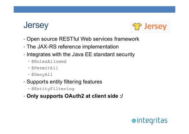 Javaone 2014 Securing Restful Resources With Oauth2