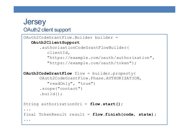 Javaone 2014 Securing Restful Resources With Oauth2