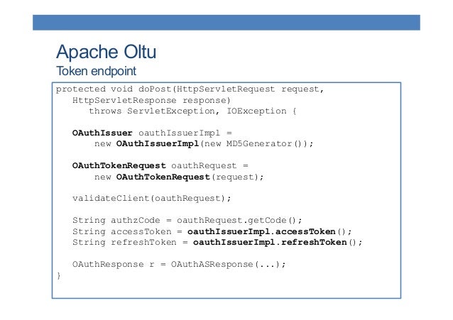Javaone 2014 Securing Restful Resources With Oauth2