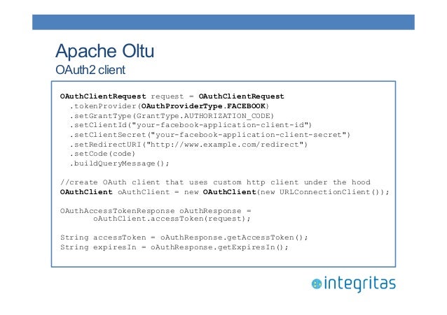 Javaone 2014 Securing Restful Resources With Oauth2