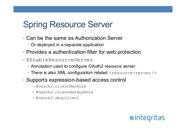 Javaone 2014 Securing Restful Resources With Oauth2