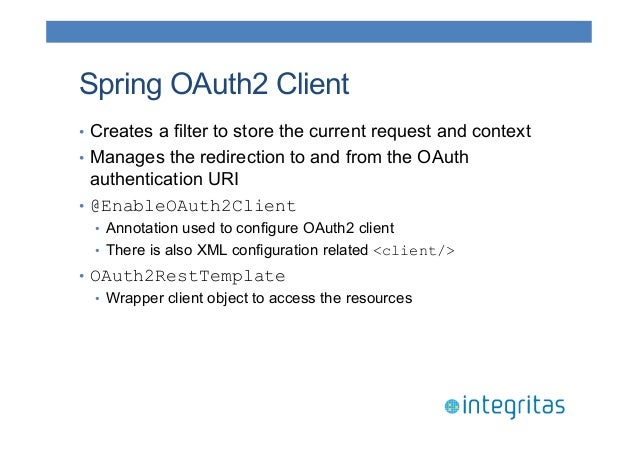 Javaone 2014 Securing Restful Resources With Oauth2