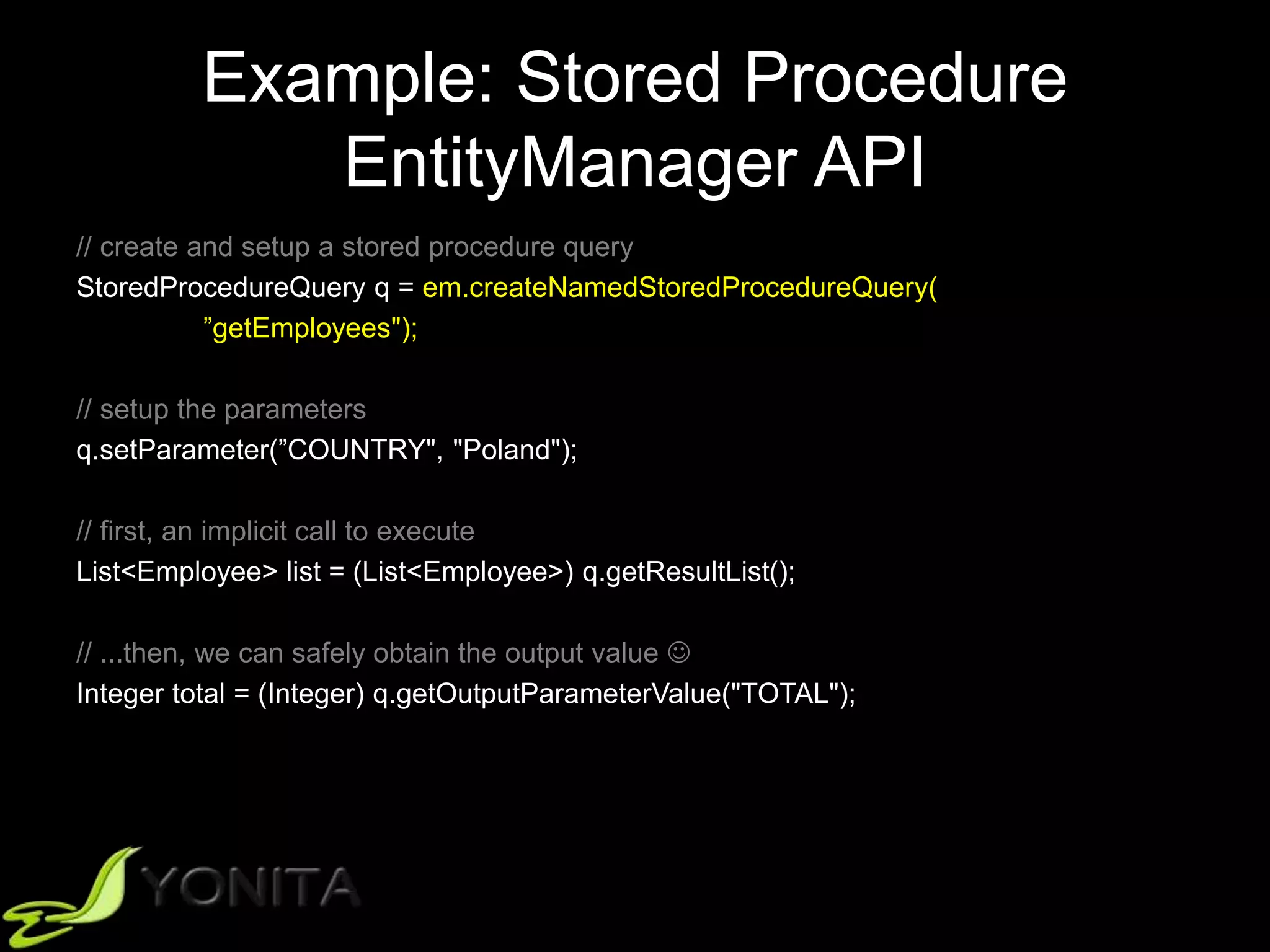 Thinking Beyond ORM in JPA | PPT