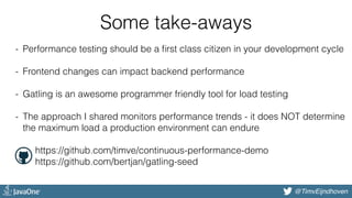 Continuous performance: Load testing for developers with gatling ...