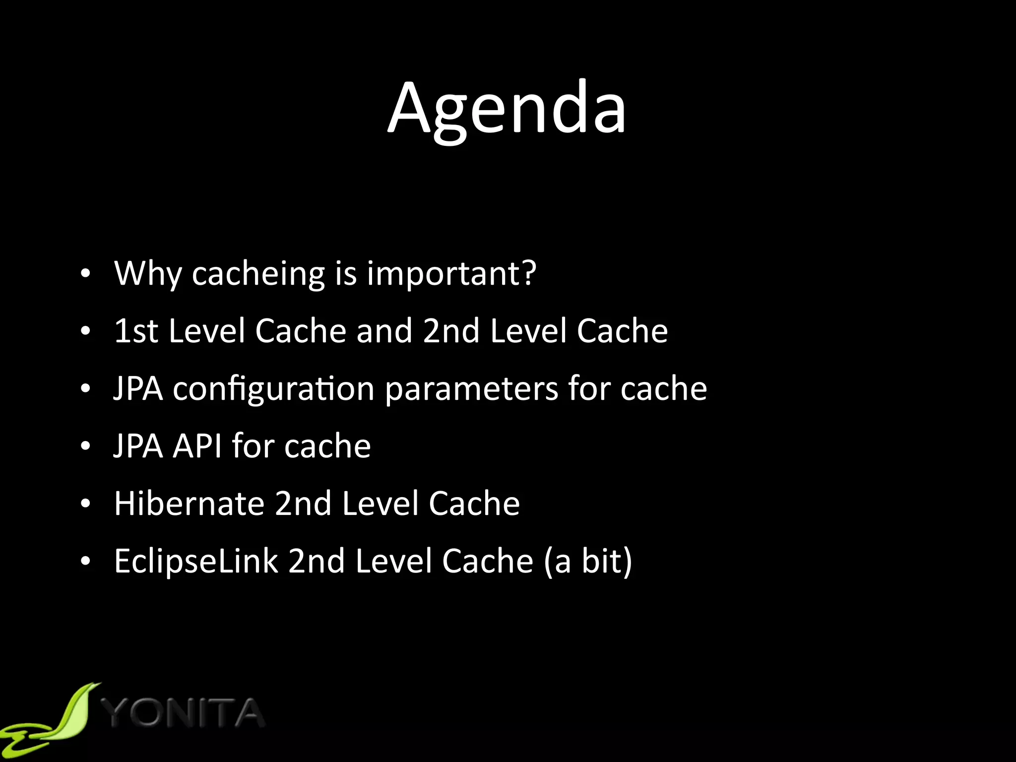 Second Level Cache in JPA Explained | PDF