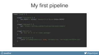 JavaOne 2016 - Pipeline as code | PPT