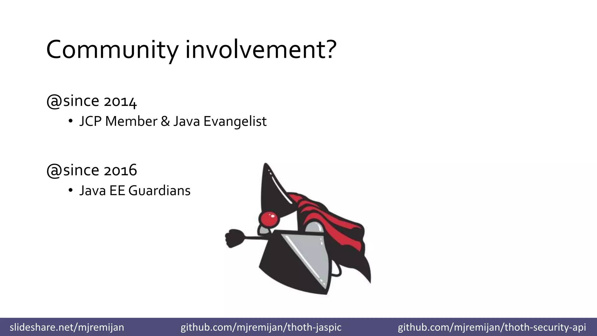 Modern Application and Microservices Security from EE6 JASPIC to the ...