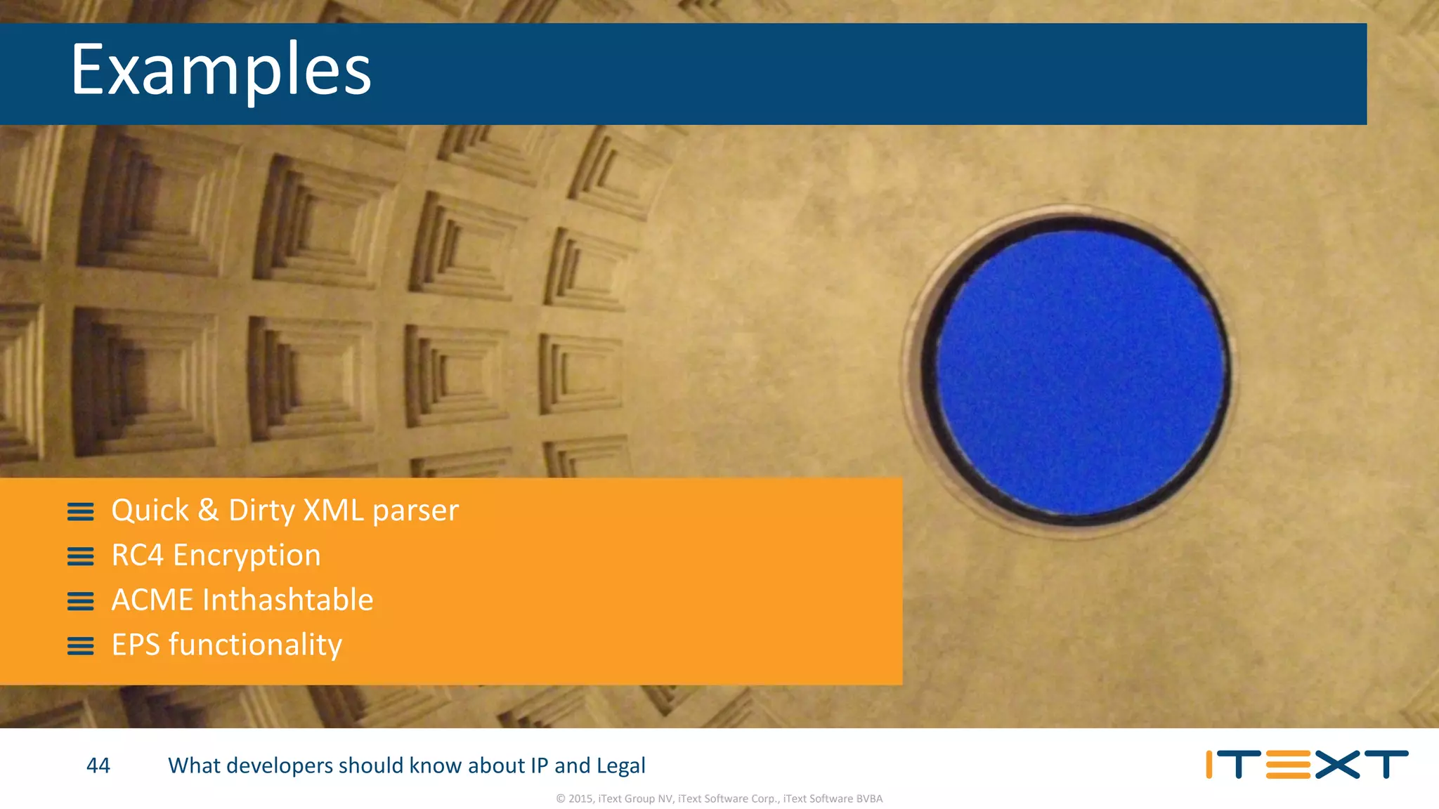 IANAL: what developers should know about IP and Legal | PDF