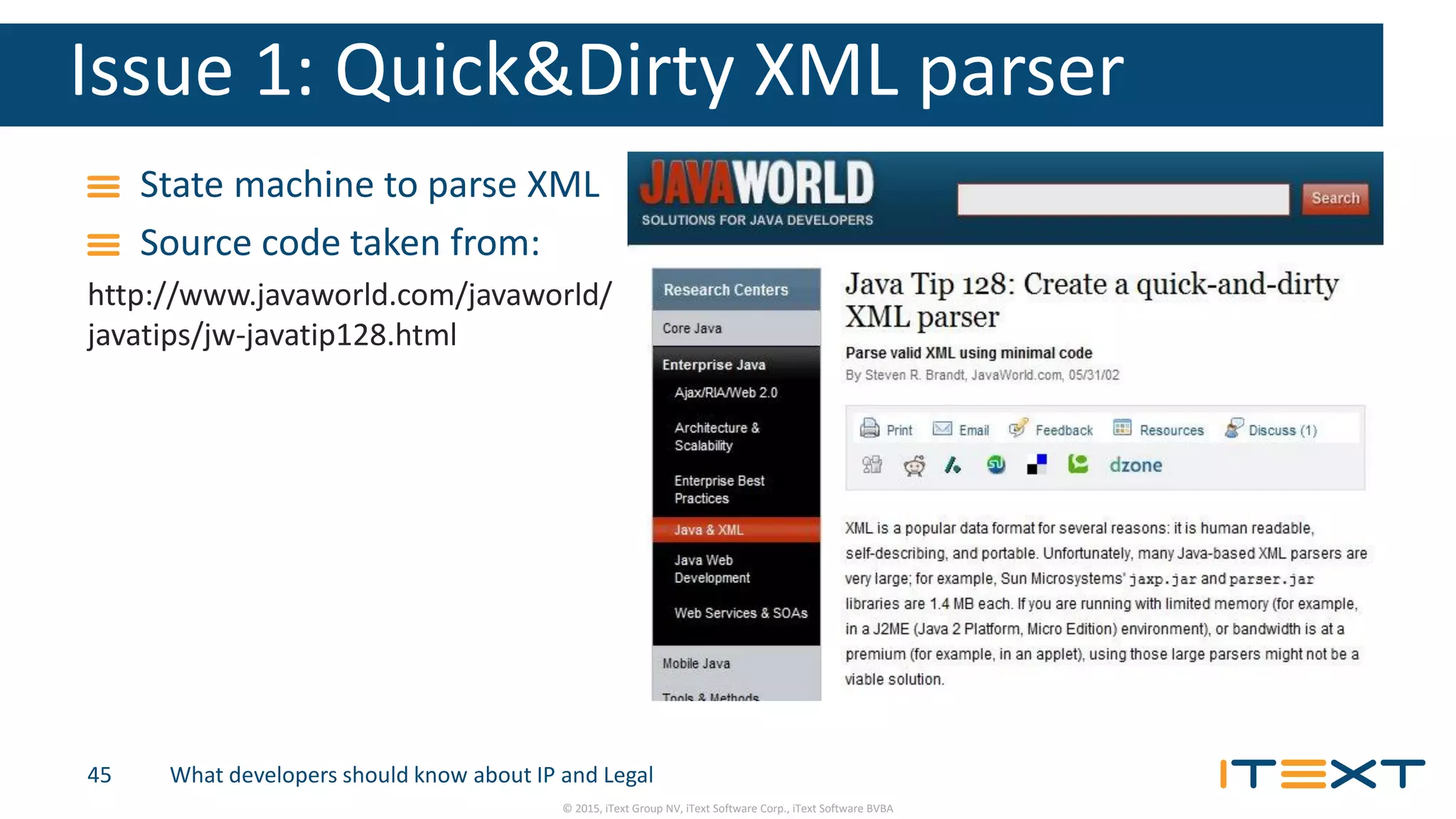 IANAL: what developers should know about IP and Legal | PDF