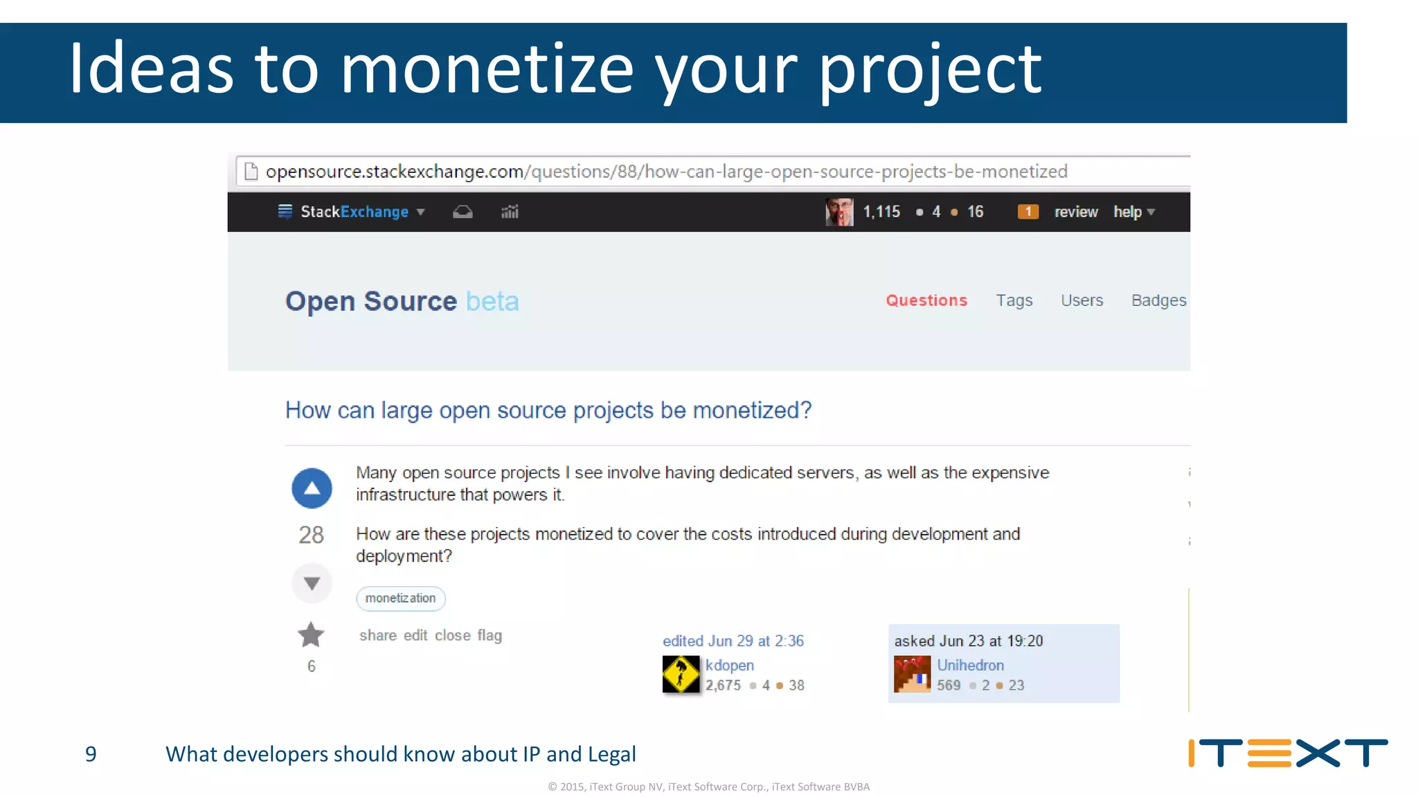 IANAL: what developers should know about IP and Legal | PDF