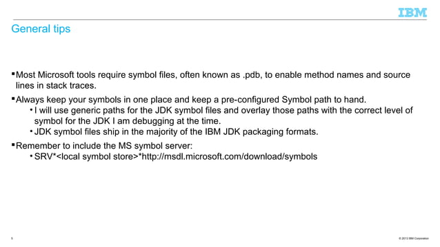 Windows Debugging Tools - JavaOne 2013 | ODP
